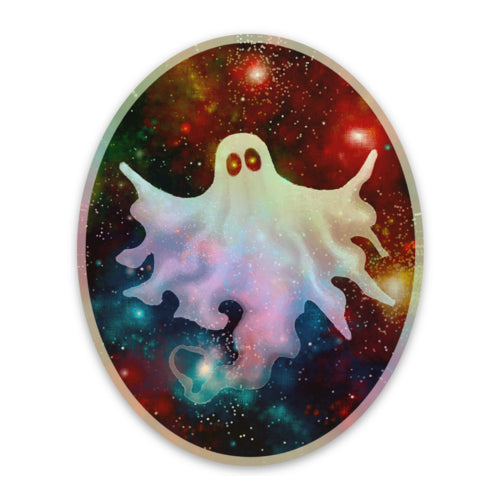 Gaseous Anomaly Ghost Sticker (Reflective) - Chaos in Color